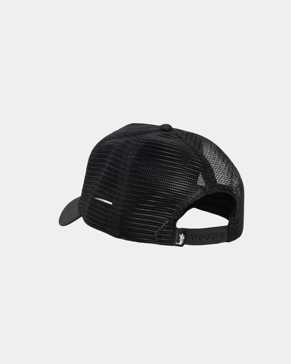 Stussy - Trucker Cursive Stitch Hat Black – FLAVOUR '99